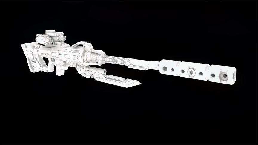 Maya巴雷特狙击枪3D建模教程(2)