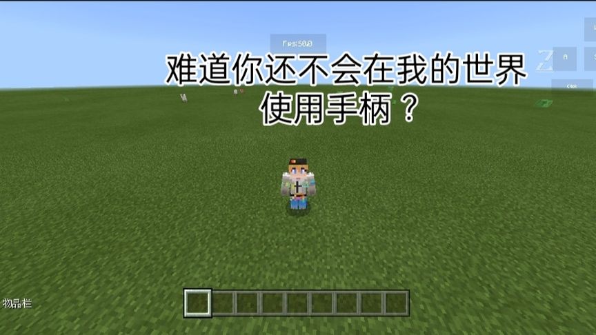 我的世界 :如何使用手柄 今天笔鲨来教你