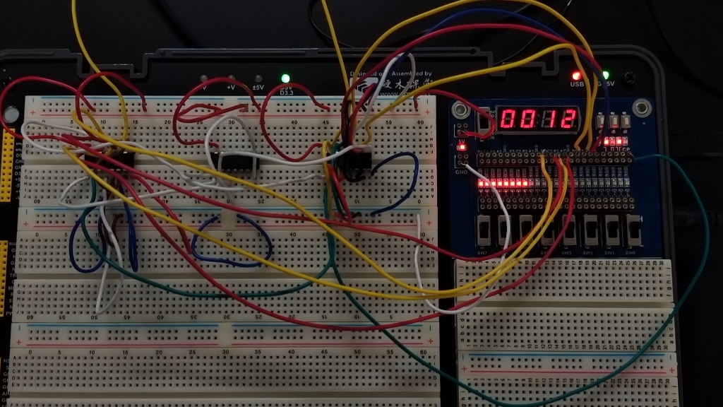 数电实验3 24进制计数器