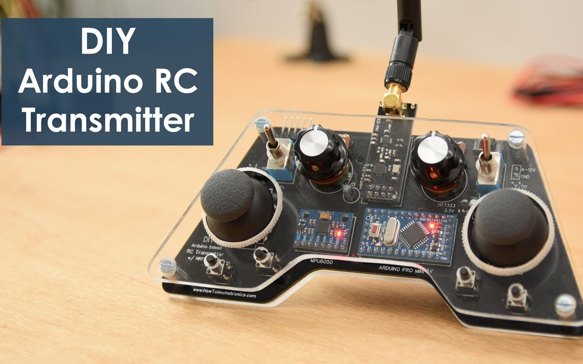 【How To Mechatronics】新手必备!自制Arduino遥控器