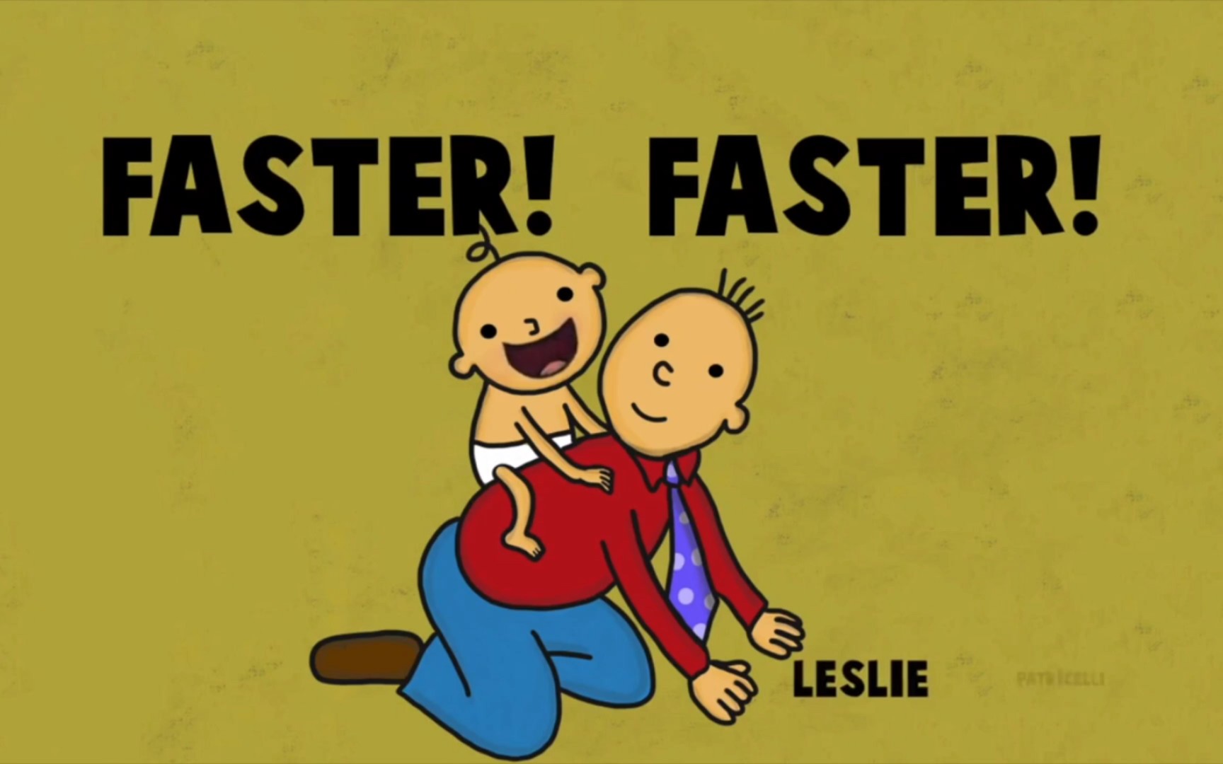 英文绘本faster!faster!