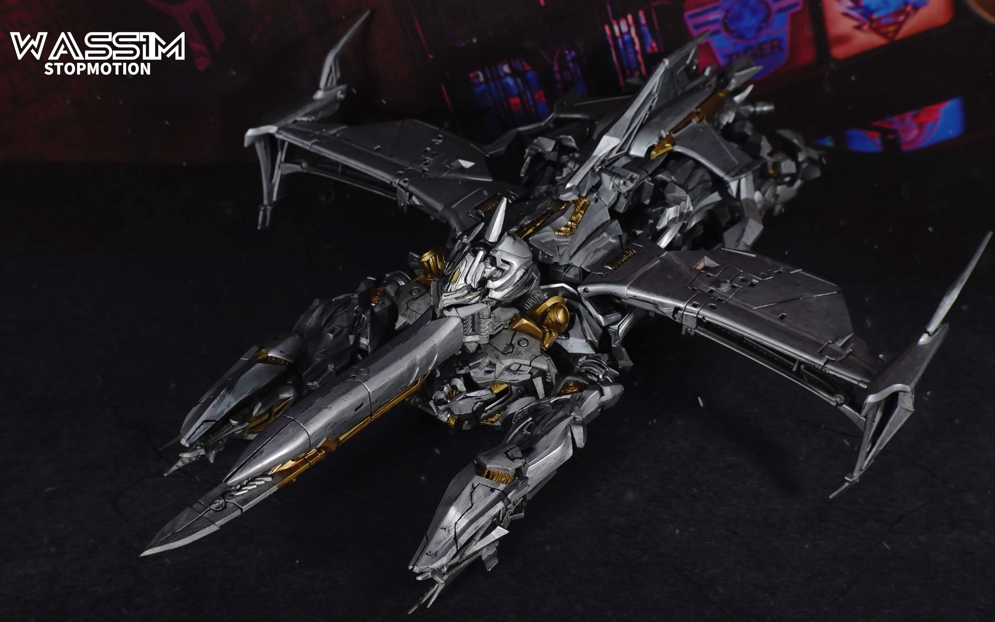 【定格动画】威震天最强形态!-变形金刚1孩之宝MPM08 4k