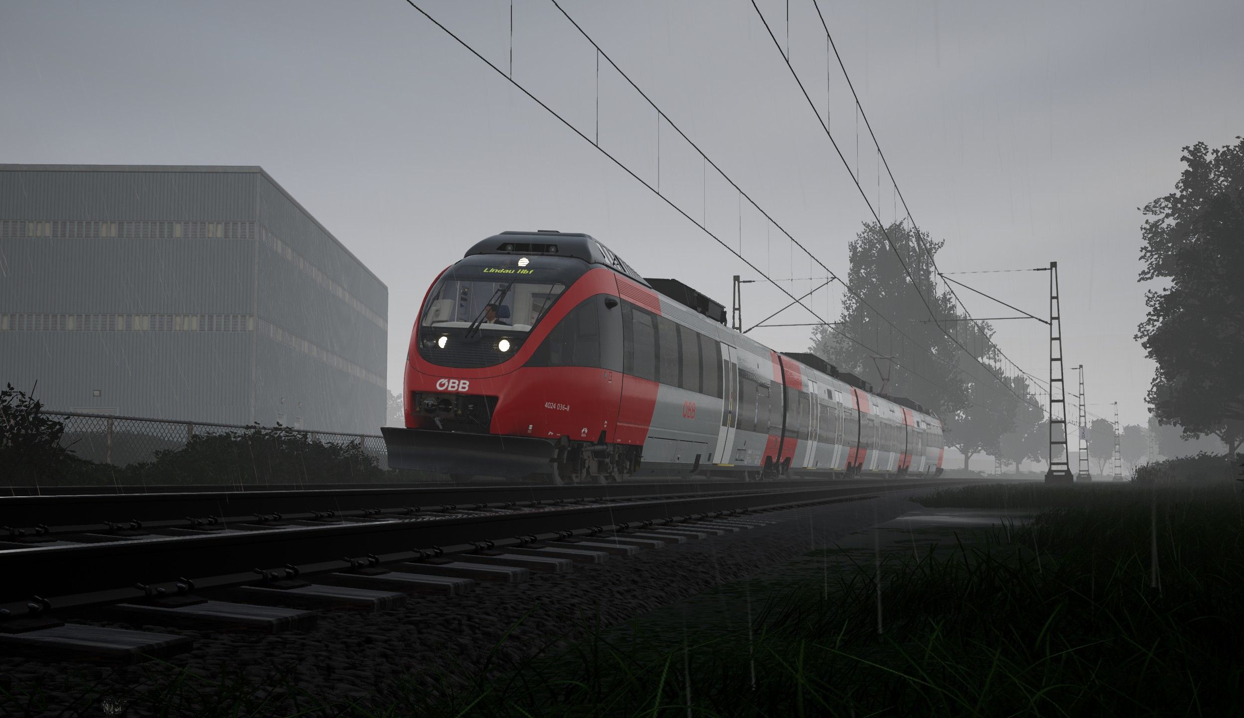 夏星铃模拟火车世界4:第三期暴雨天帮助运输旅客_模拟火车_实况解说