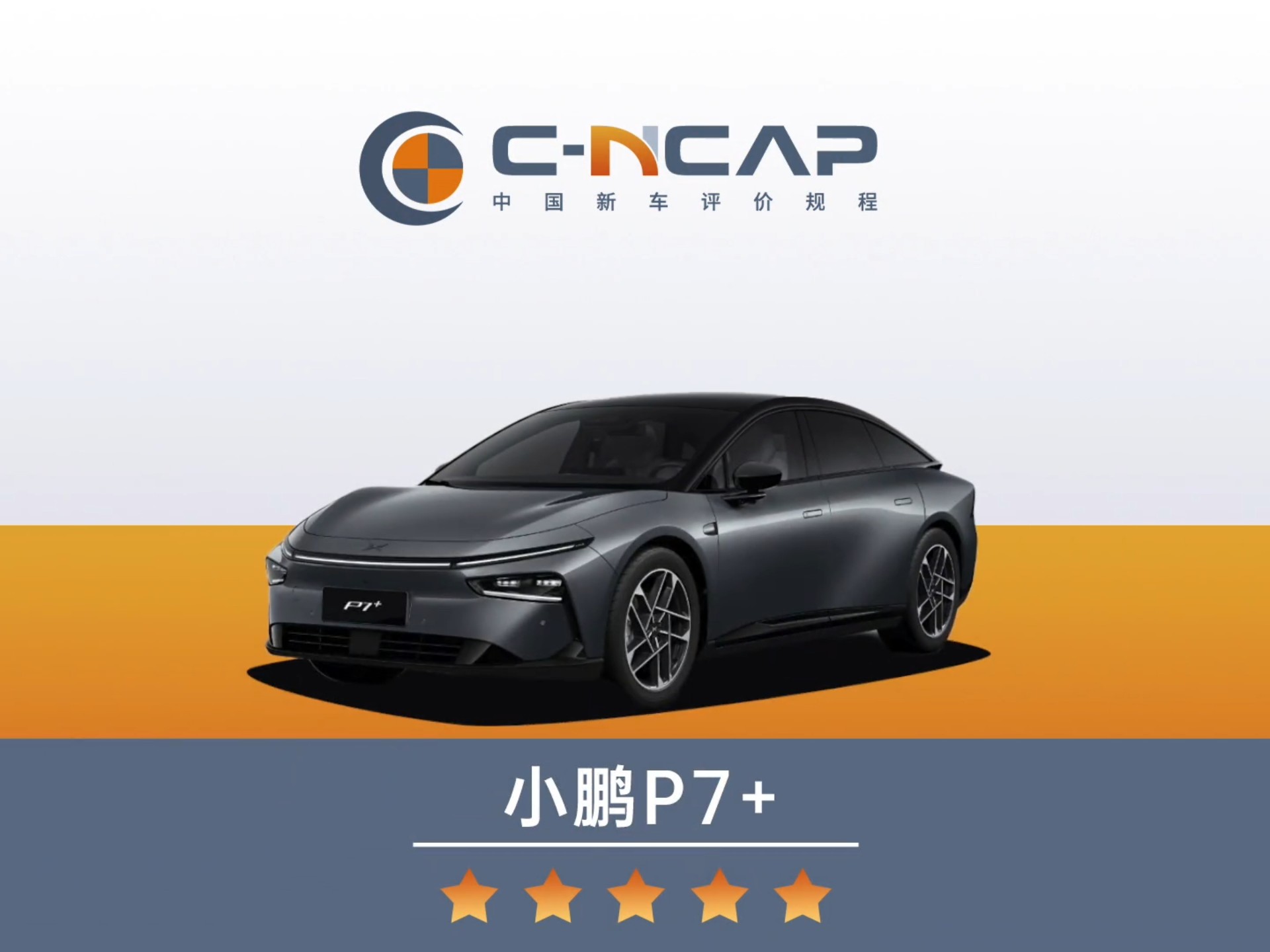 2025 小鹏P7+ CNCAP 全面碰撞测试