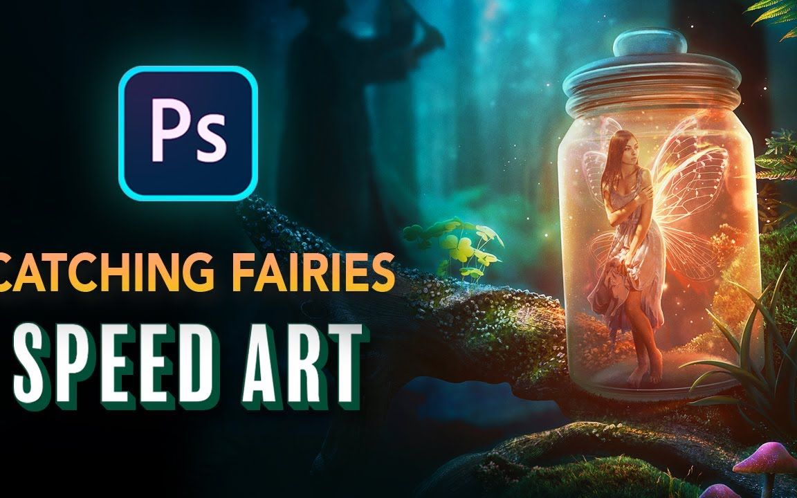 瓶中少女 | 国外大神ps合成海报制作过程