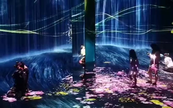 cave空间游乐场夜游夜市投影引流全息视频内容影像制作 夜市创意...