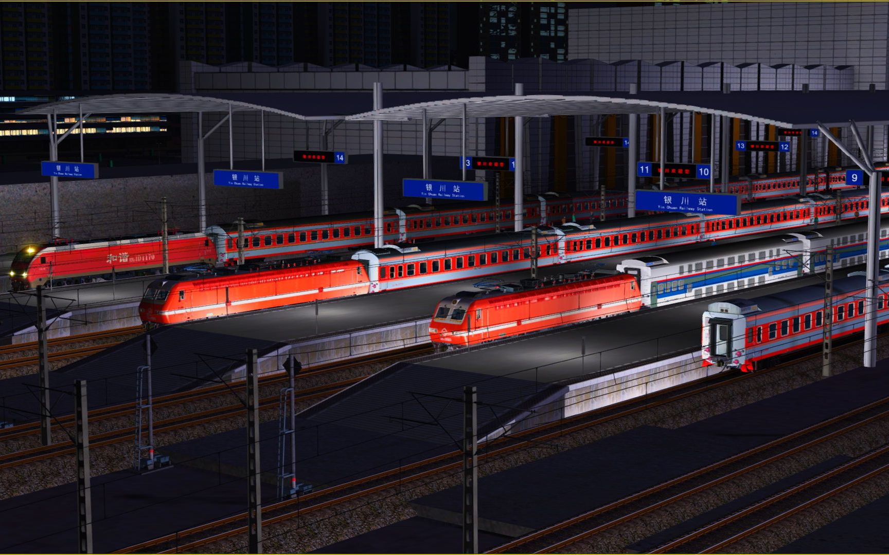 模拟火车行车实况宁夏铁路网|银青快速K815次银川-西宁【银川-中卫】...