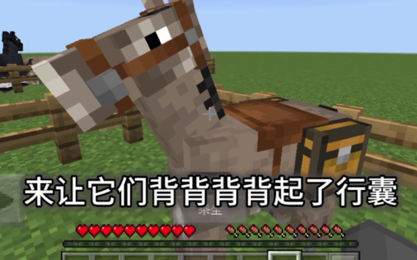【MCBE生存百科】驴骡相关_我的世界