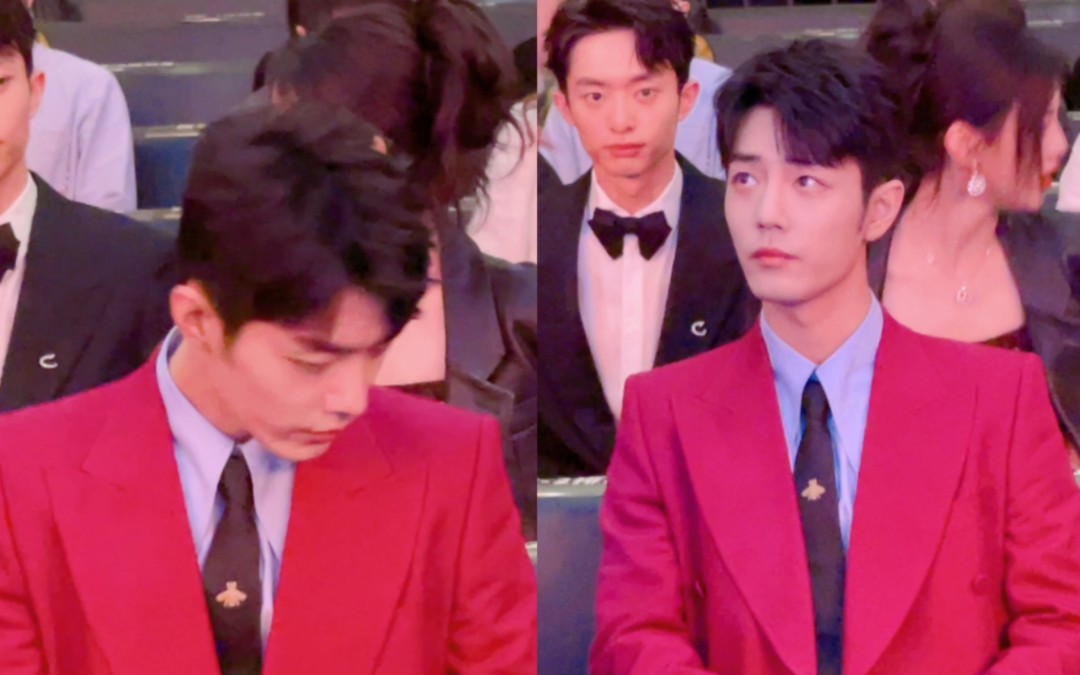 内场可爱呆萌～微博视界大会微光盛典【肖战】