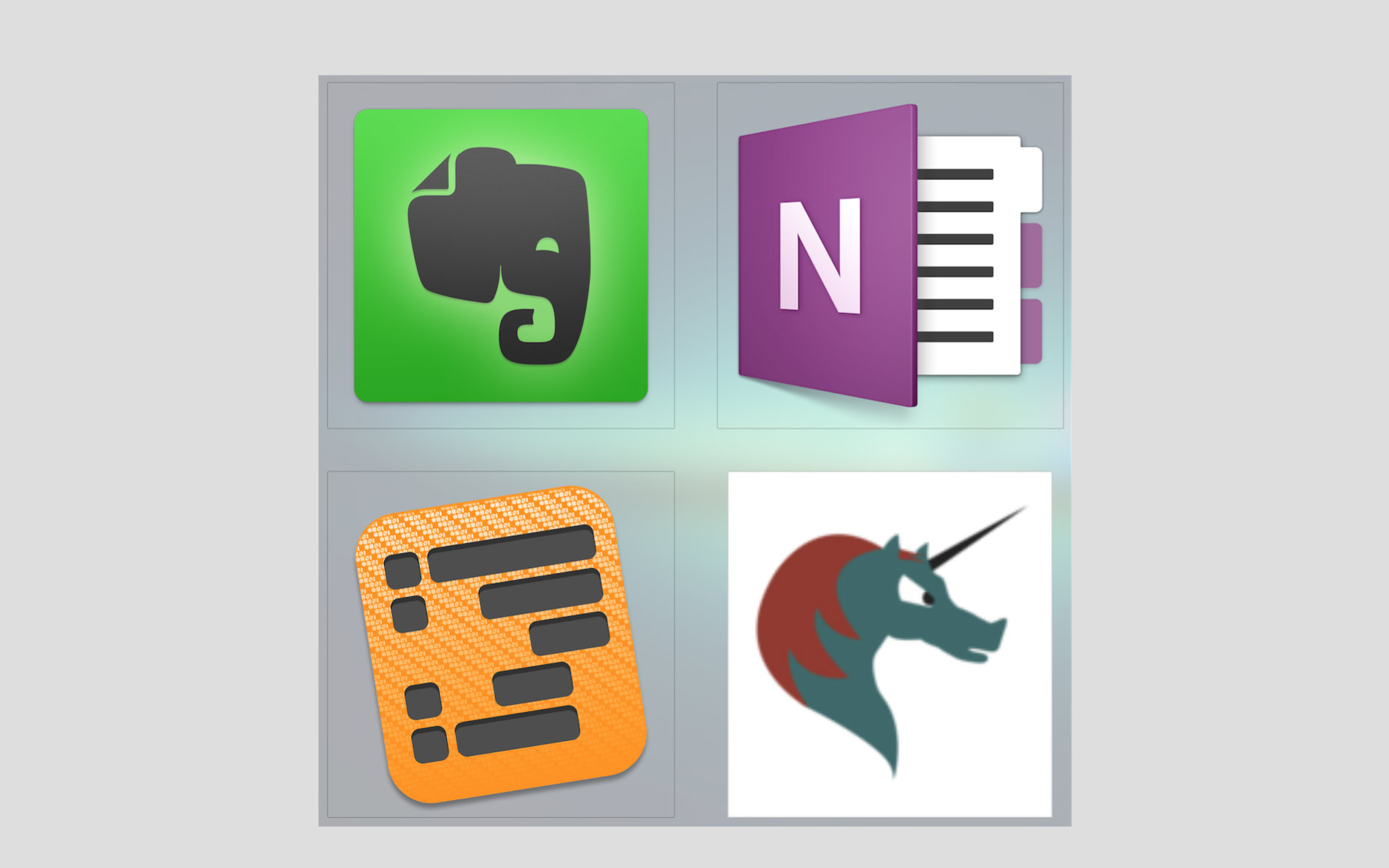 MAC笔记软件简介:总有一款适合你 Evernote; OneNote; Omnioutliner; ...