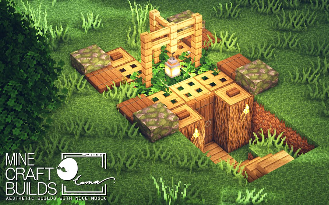 【我的世界建筑教学】5x5地下生存屋~