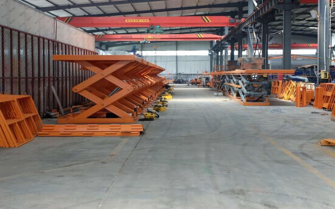 鑫济工 导轨式升降平台 固定举升机提升机 防坠液压升降货梯