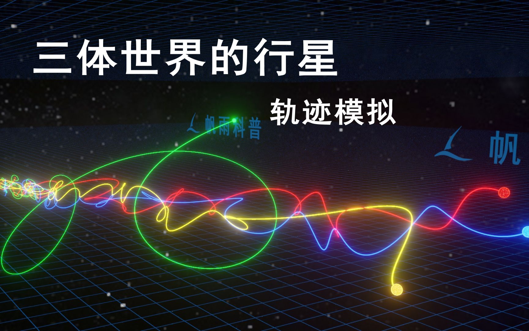 三体世界的行星轨迹模拟