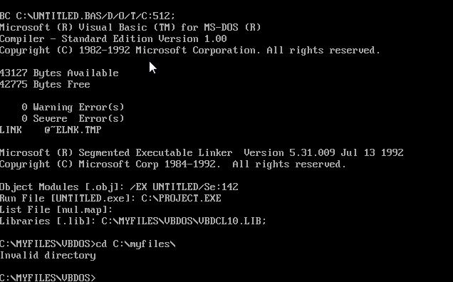 虚拟机运行MS-DOS 7.1,上世纪80至90年代的操作系统