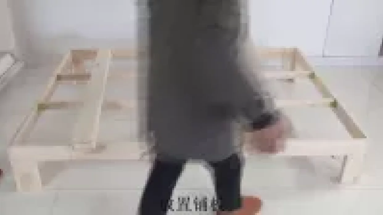 实木床安装教程
