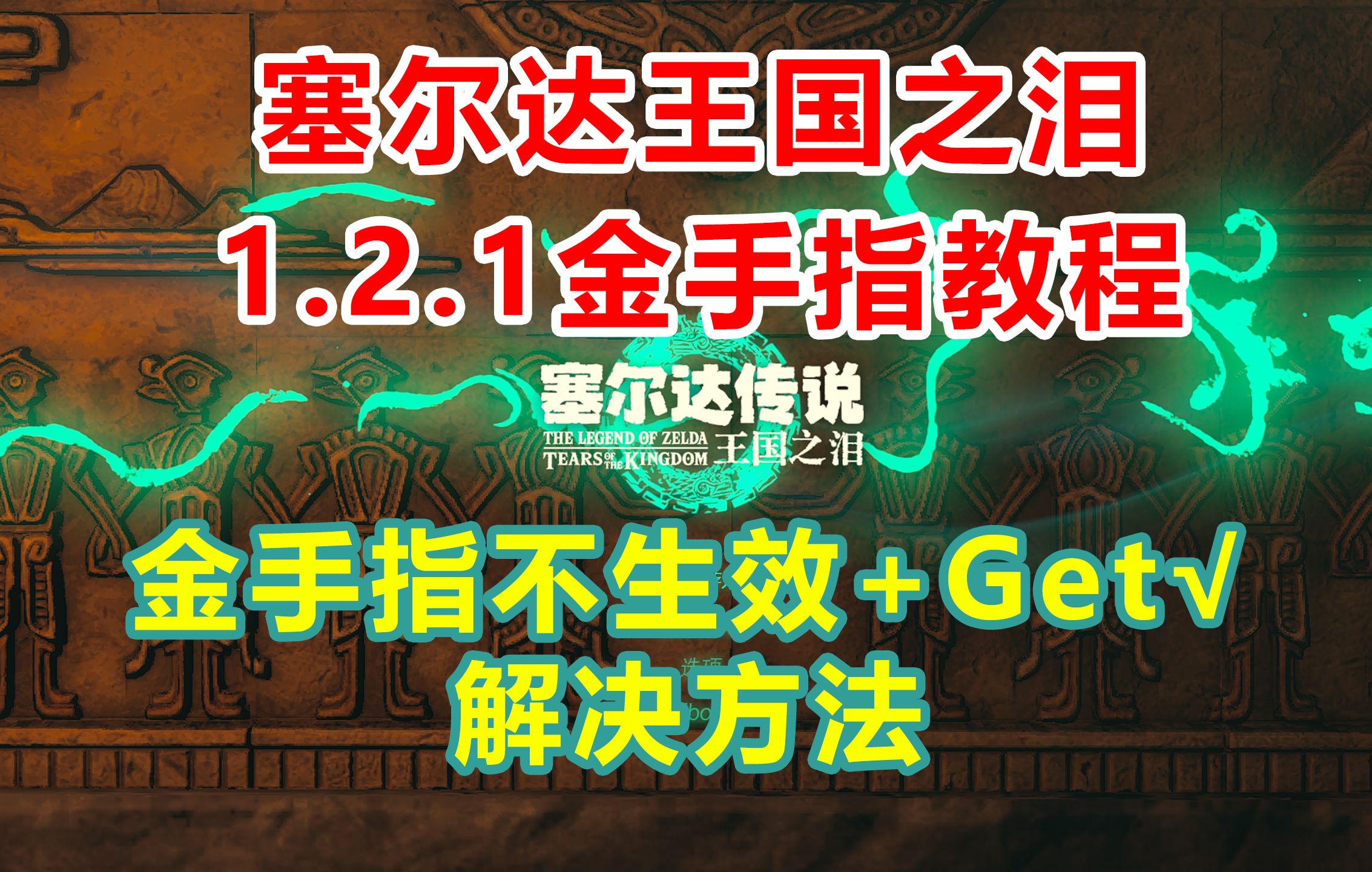 塞尔达王国之泪1.2.1金手指不生效怎么办 如何设置金手指