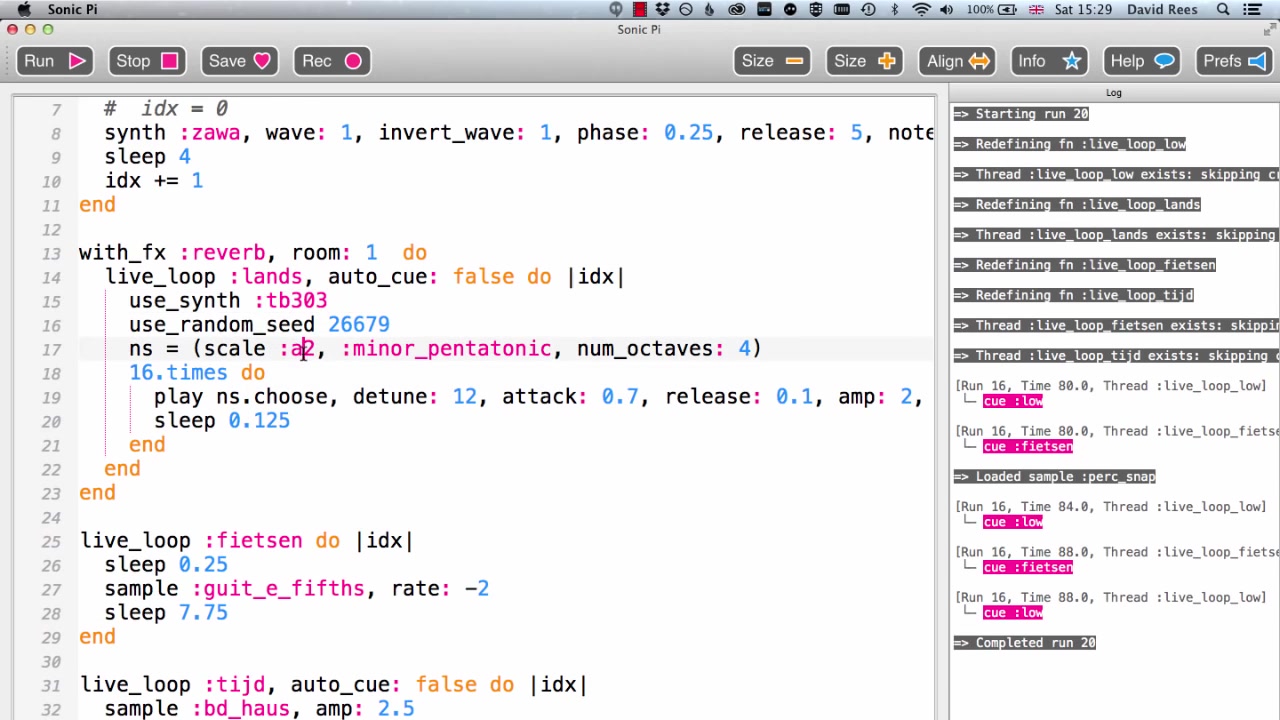 Sonic Pi 音乐编程软件使用指南(1-30集分批更新)