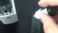 回墨印章加墨演示视频(刚收到的不要加墨,里面有墨的,印到没有墨再加...