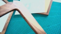 ...办公桌摆件画框一对-传统手工制作-榫卯结构相框-古典像框-圆角画框