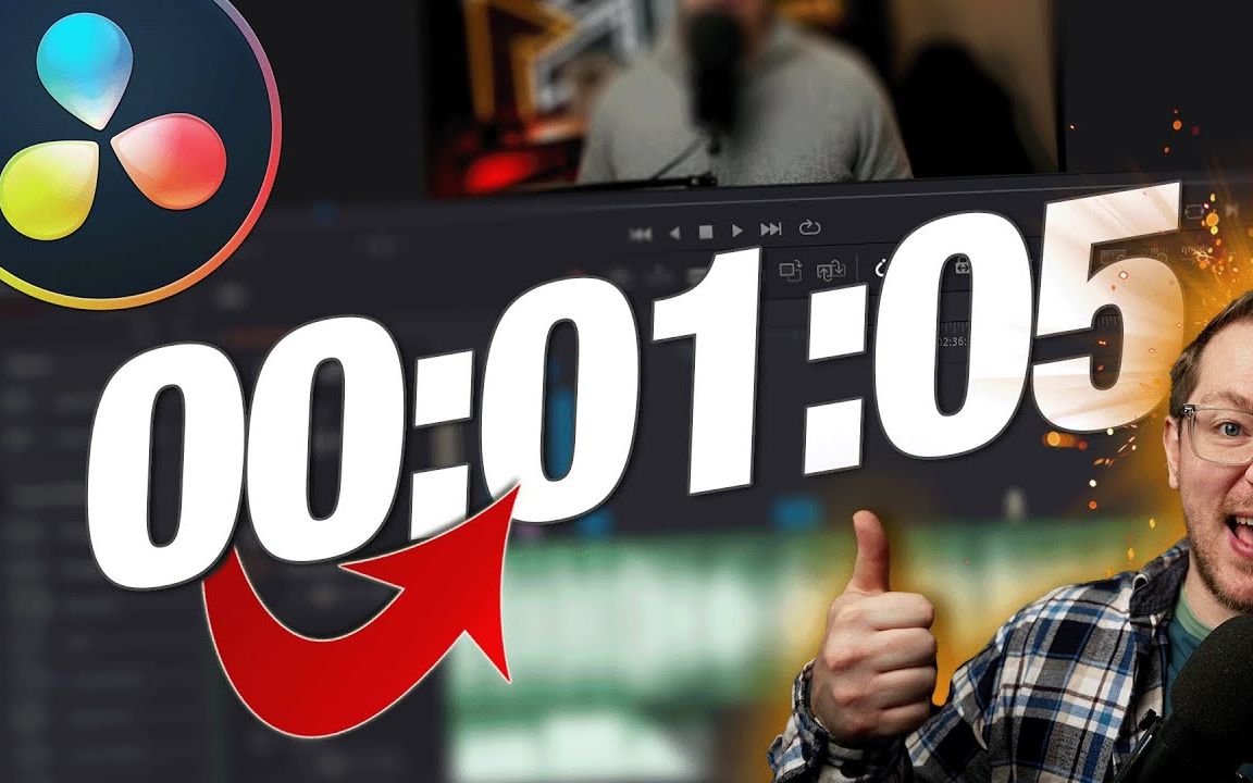 【视频剪辑系列】D152.在Davinci Resolve 18中创建和自定义计时器