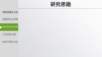 绿色简洁毕业论文答辩PPT