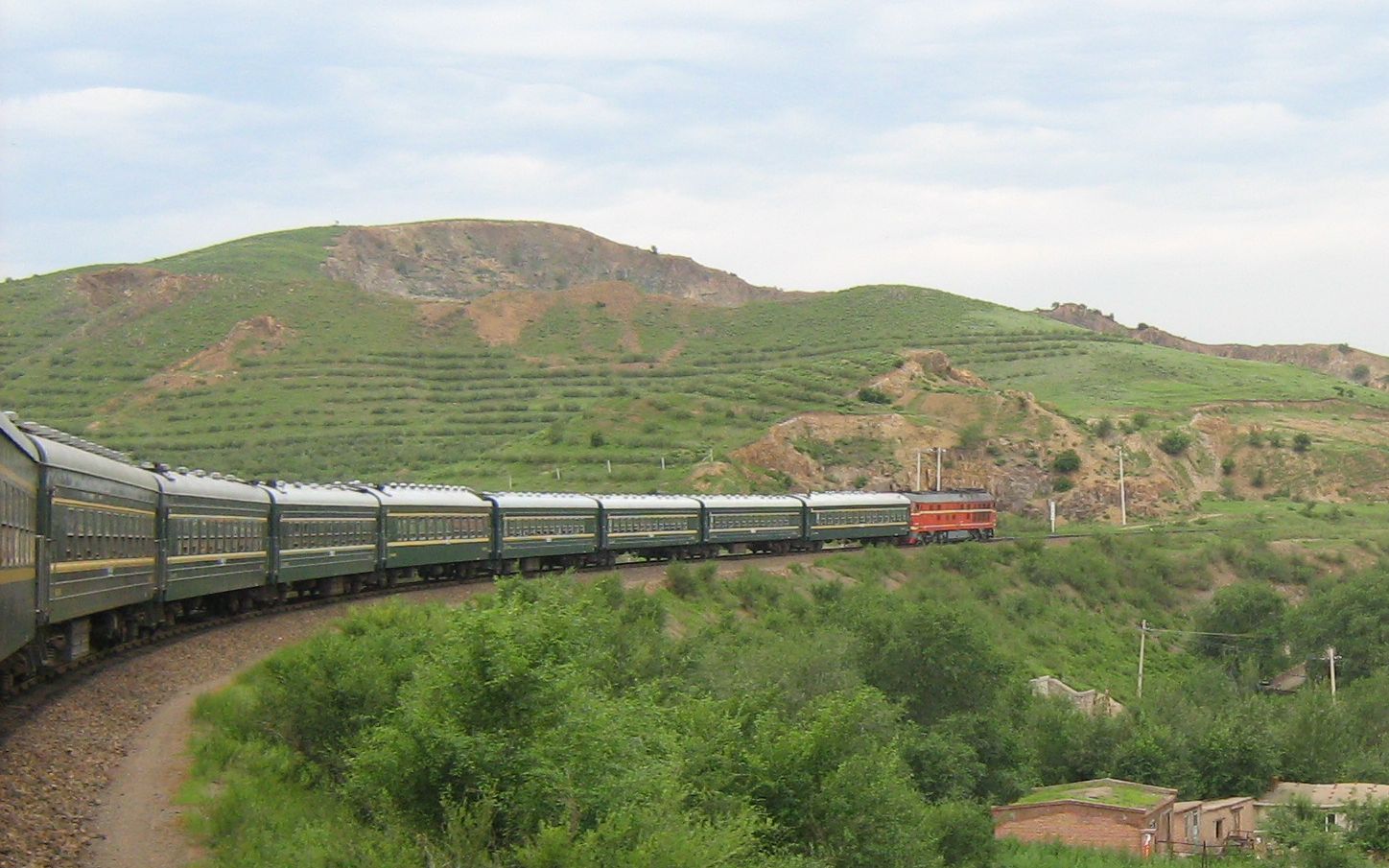 2013年7月内蒙古阿尔山铁路旅行(一):K7565次列车前往阿尔山