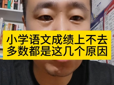 小学语文成绩上不去,多数都是这个几个原因