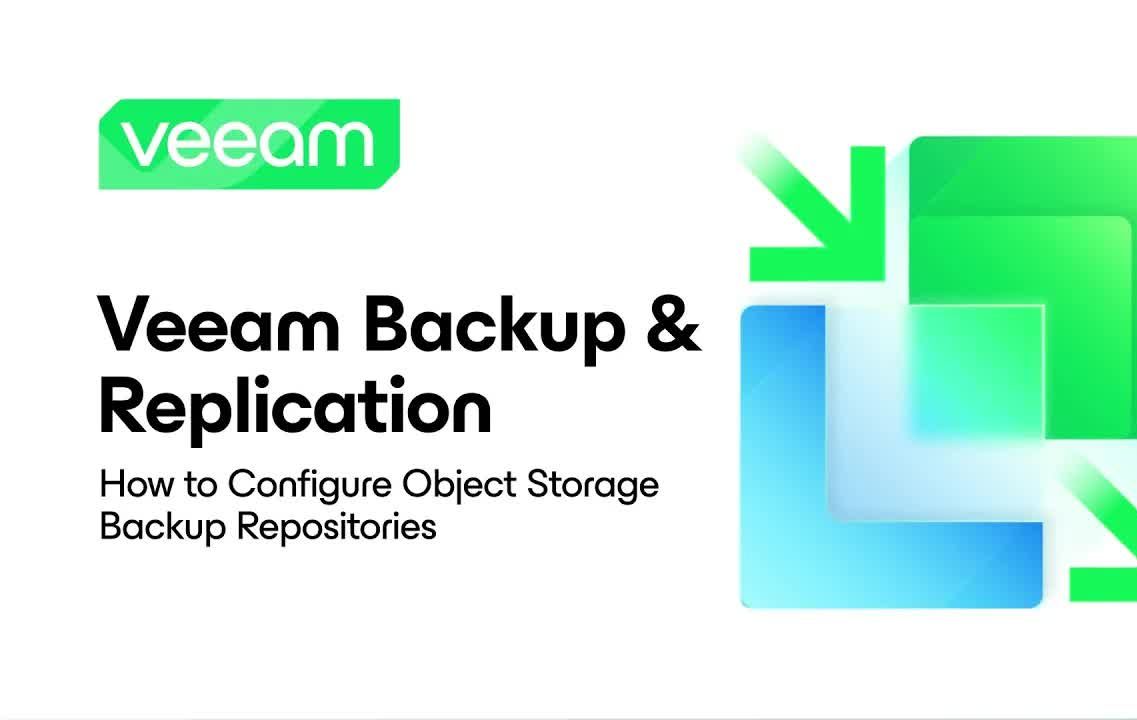 ...数据平台:如何使用 Veeam Backup & Replication 备份对象存储