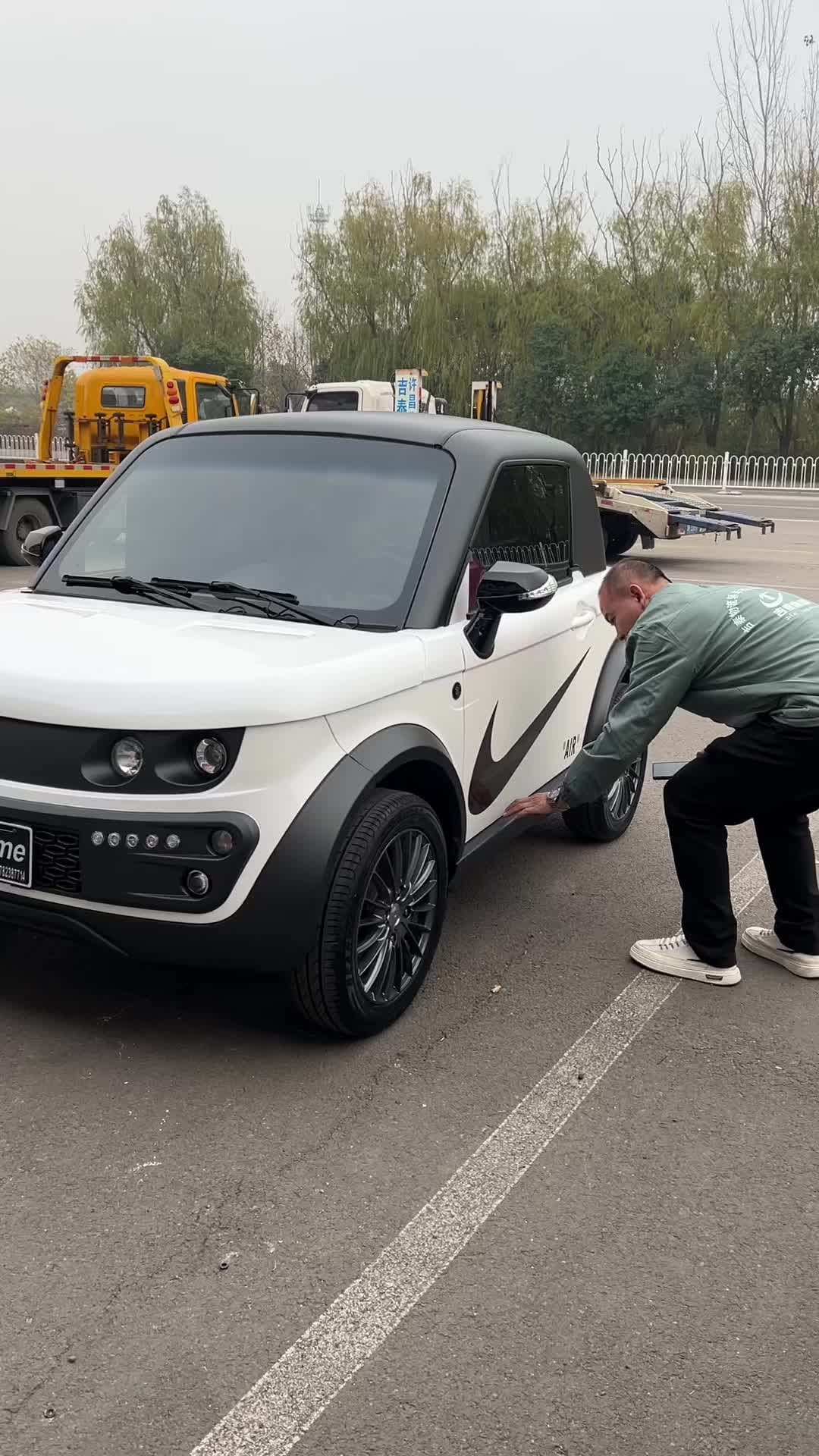 森地嘟嘟车,两门版珍珠白发货,26800元起,续航二百公里自持旧车置换!...