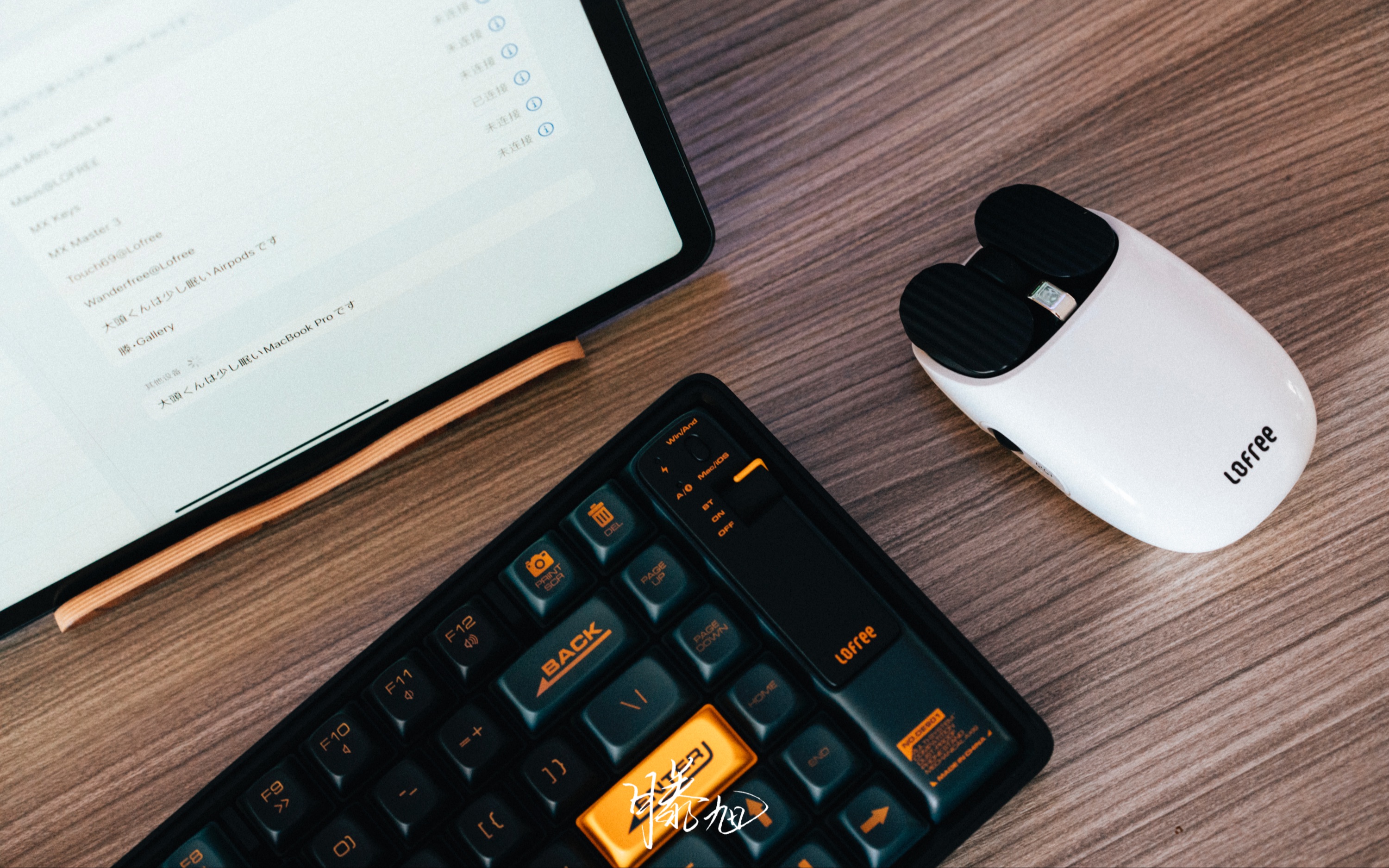 「大头君有点困」给2020iPad Pro配备了来自洛斐的键盘鼠标