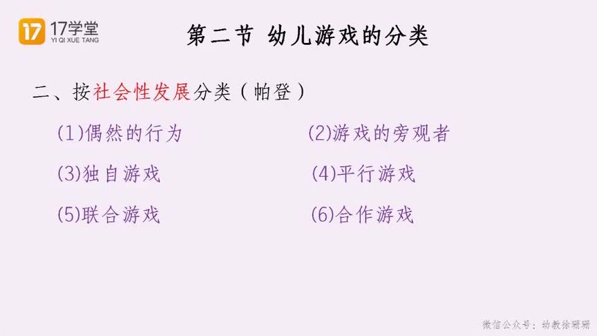 教师资格证精品课:科目二(幼教)之幼儿园游戏指导-3