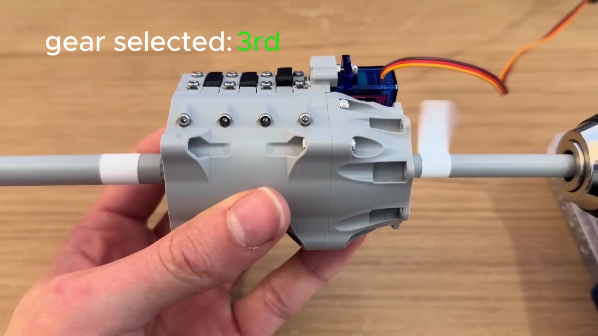 3D打印一个三速行星齿轮变速箱