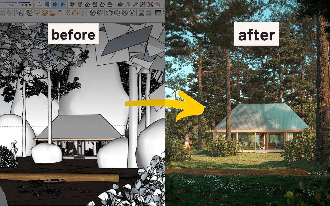 中英双语 | 来看看大神是怎么出效果图的