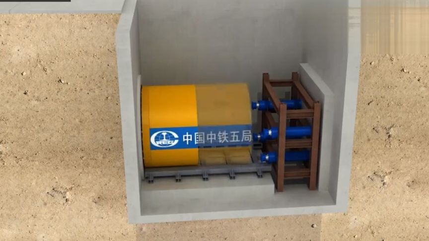 市政工程超详细丶超清晰顶管施工动画