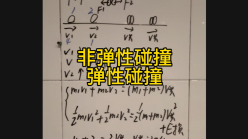 深聊非弹性碰撞 弹性碰撞