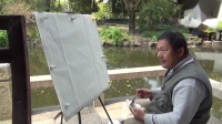 积墨泼墨法画树的方法(一)