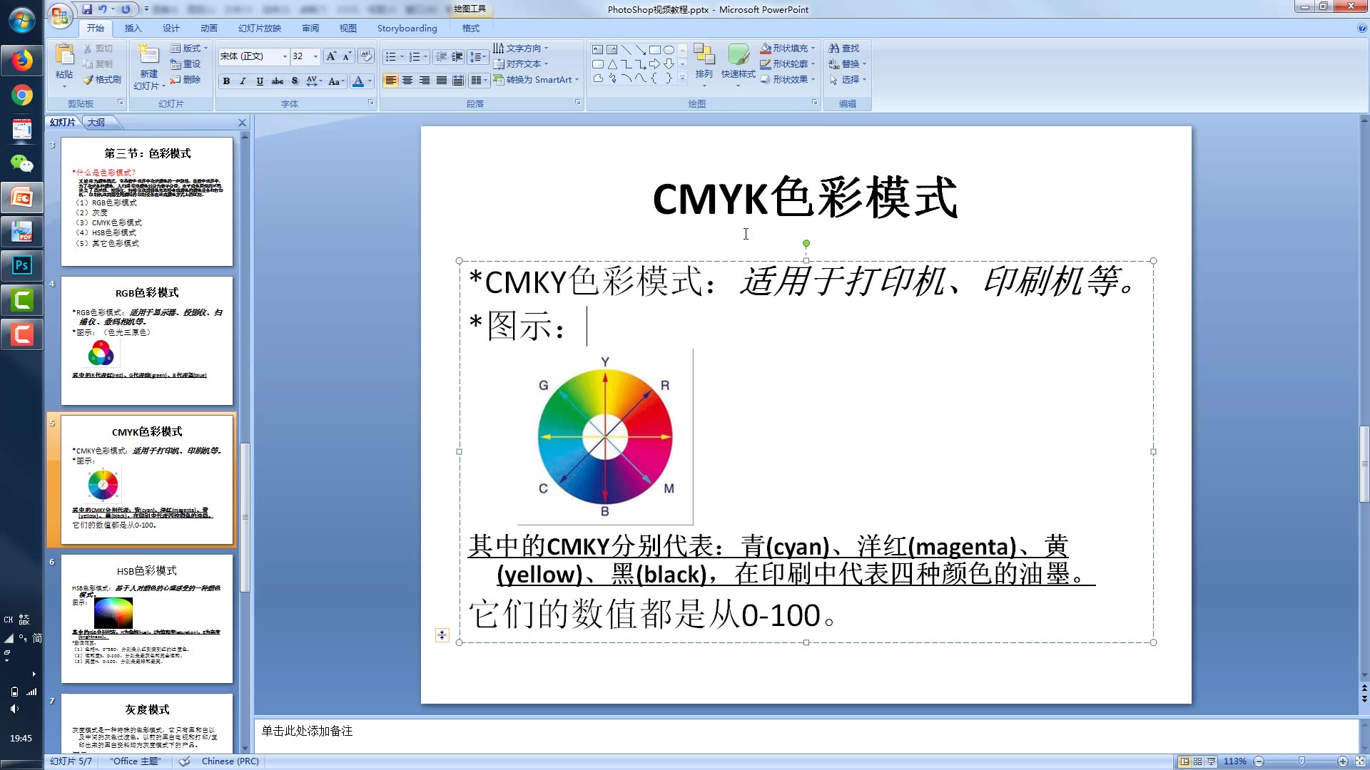 第三节:色彩模式