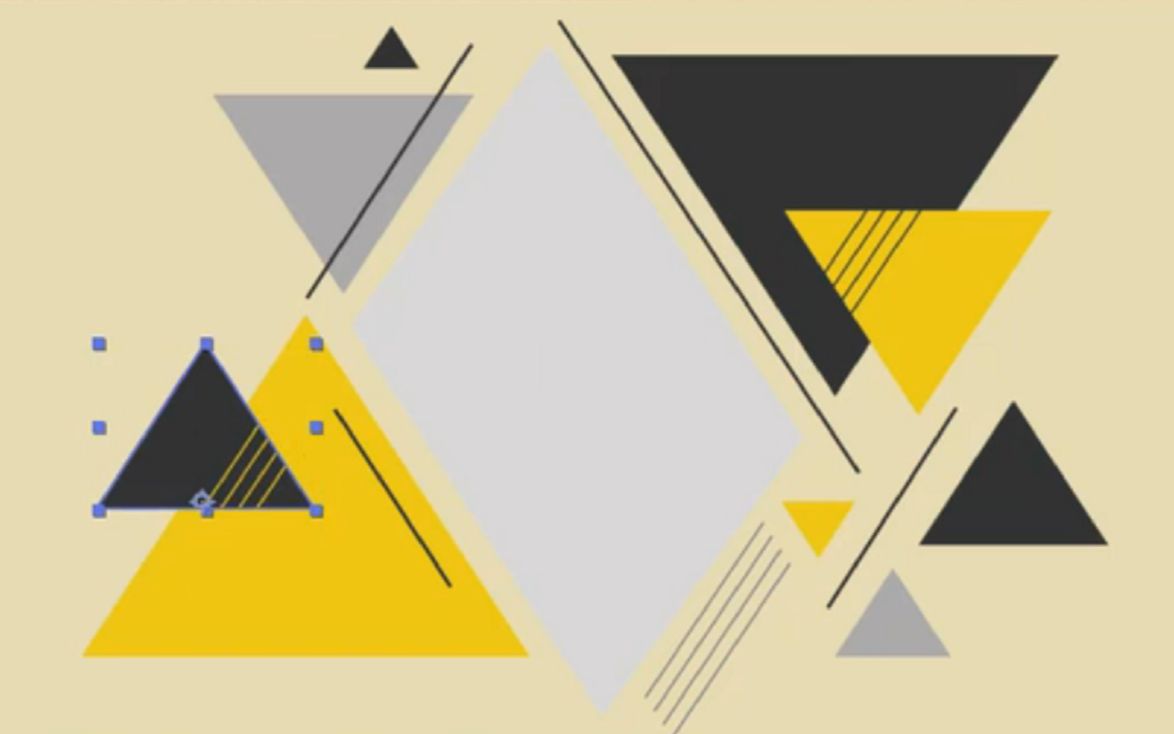 AE-制作图形排版背景动画视频教程