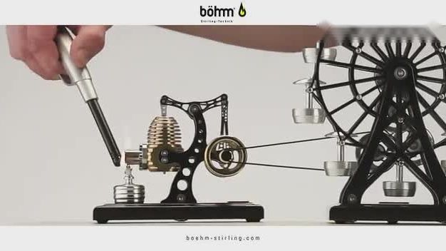 斯特林发动机模型演示视频,这是一款经典的发动机!