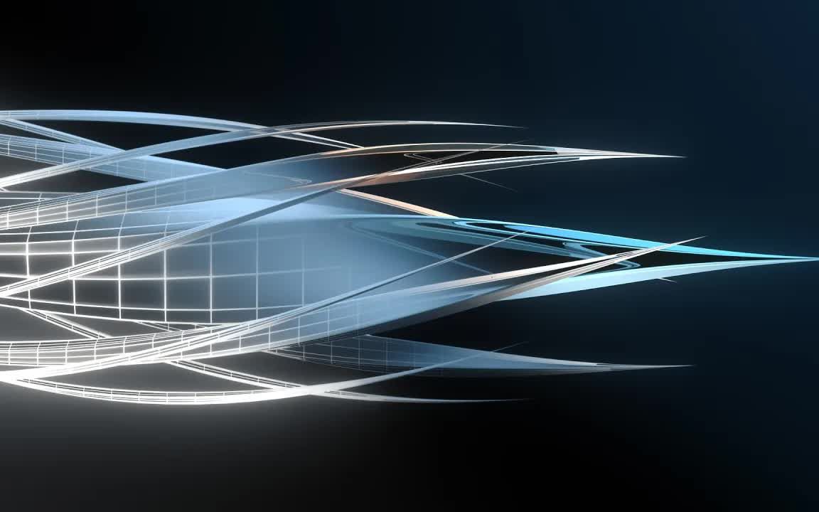 【Blender教程】用曲线控制器 制作炫酷的玻璃晶体特效动画【中英...