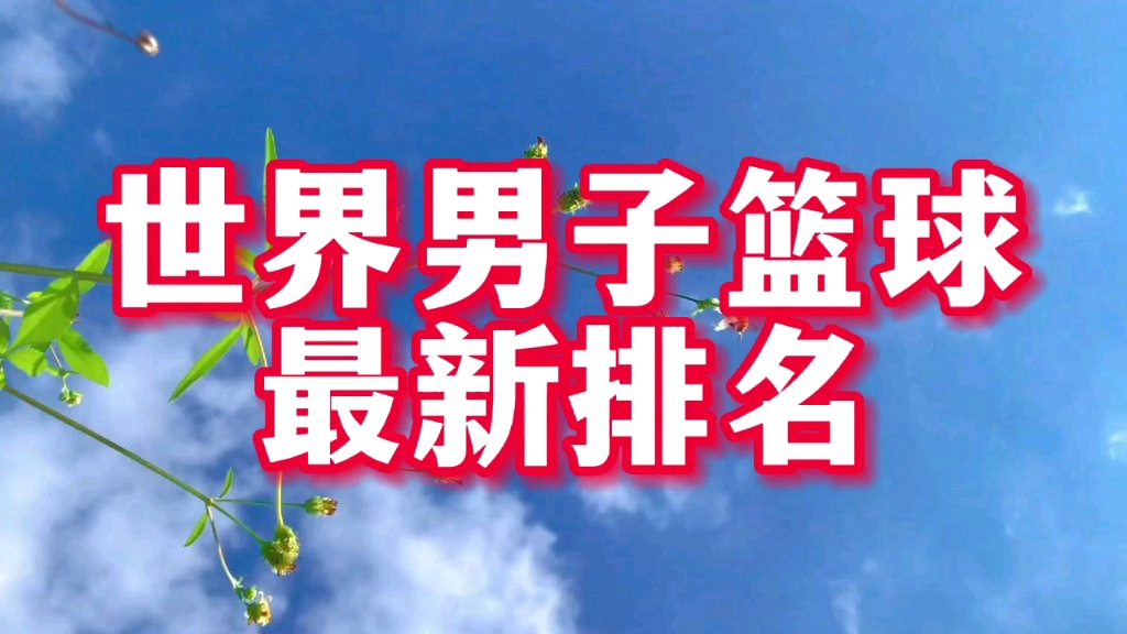 2022世界男篮最新排名,看看中国男篮排第几?
