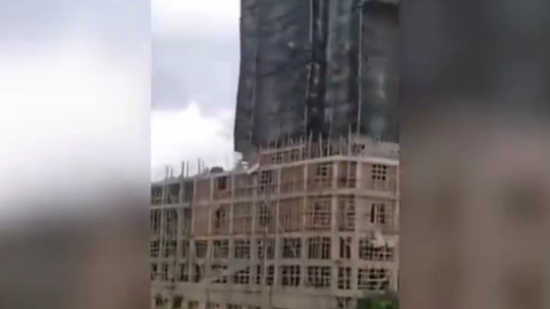 8名工人坠落身亡广东一在建工地脚手架突发坍塌,现场视频曝光