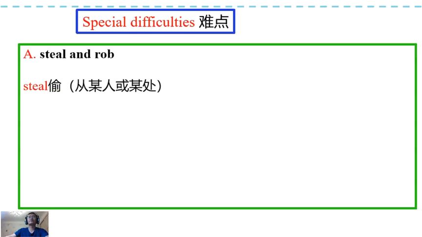 steal和rob有什么区别?出自新概念英语第二册45课,轻松搞定!