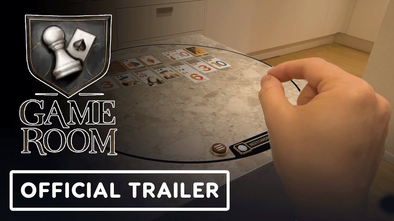 “空间计算”游戏《游戏屋》Apple Vision Pro 预告片【Game Room】
