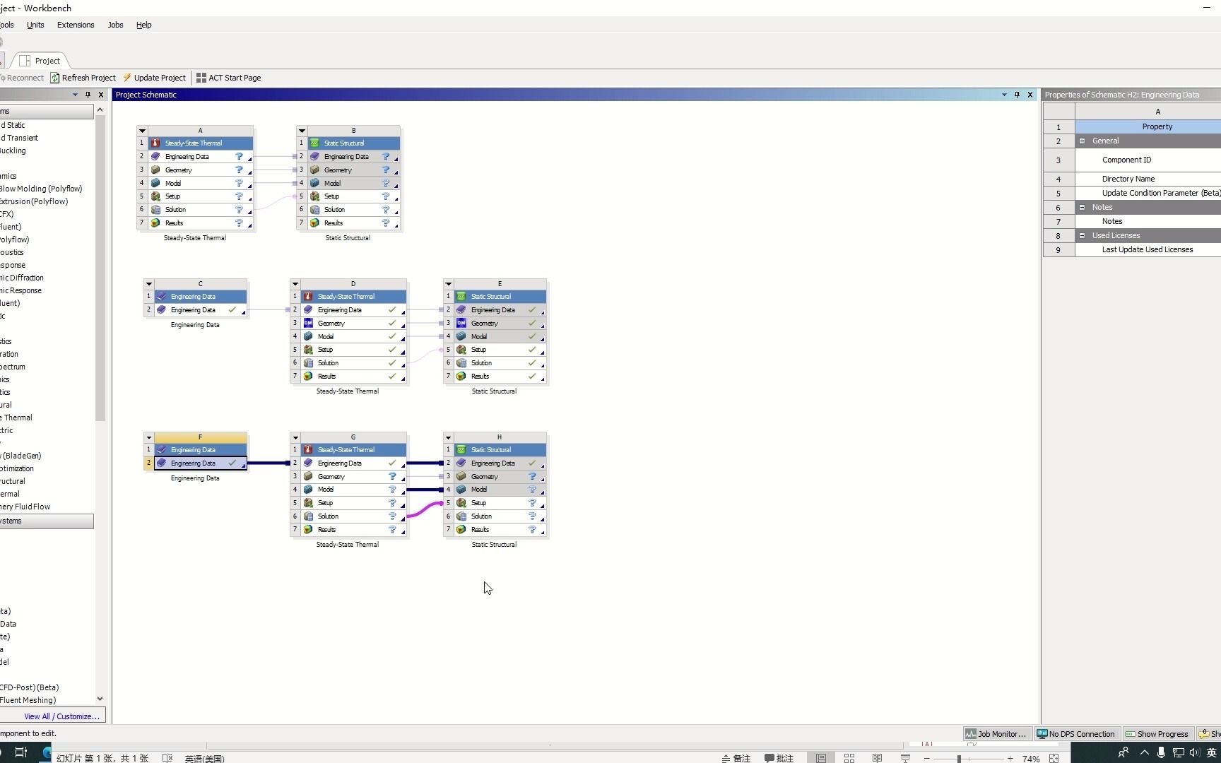 ANSYS workbench热固耦合
