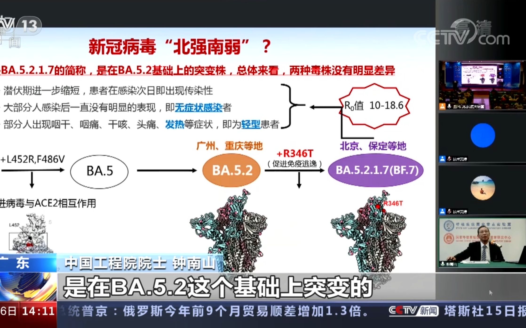 新冠病毒“北强南弱”?钟南山回应来了