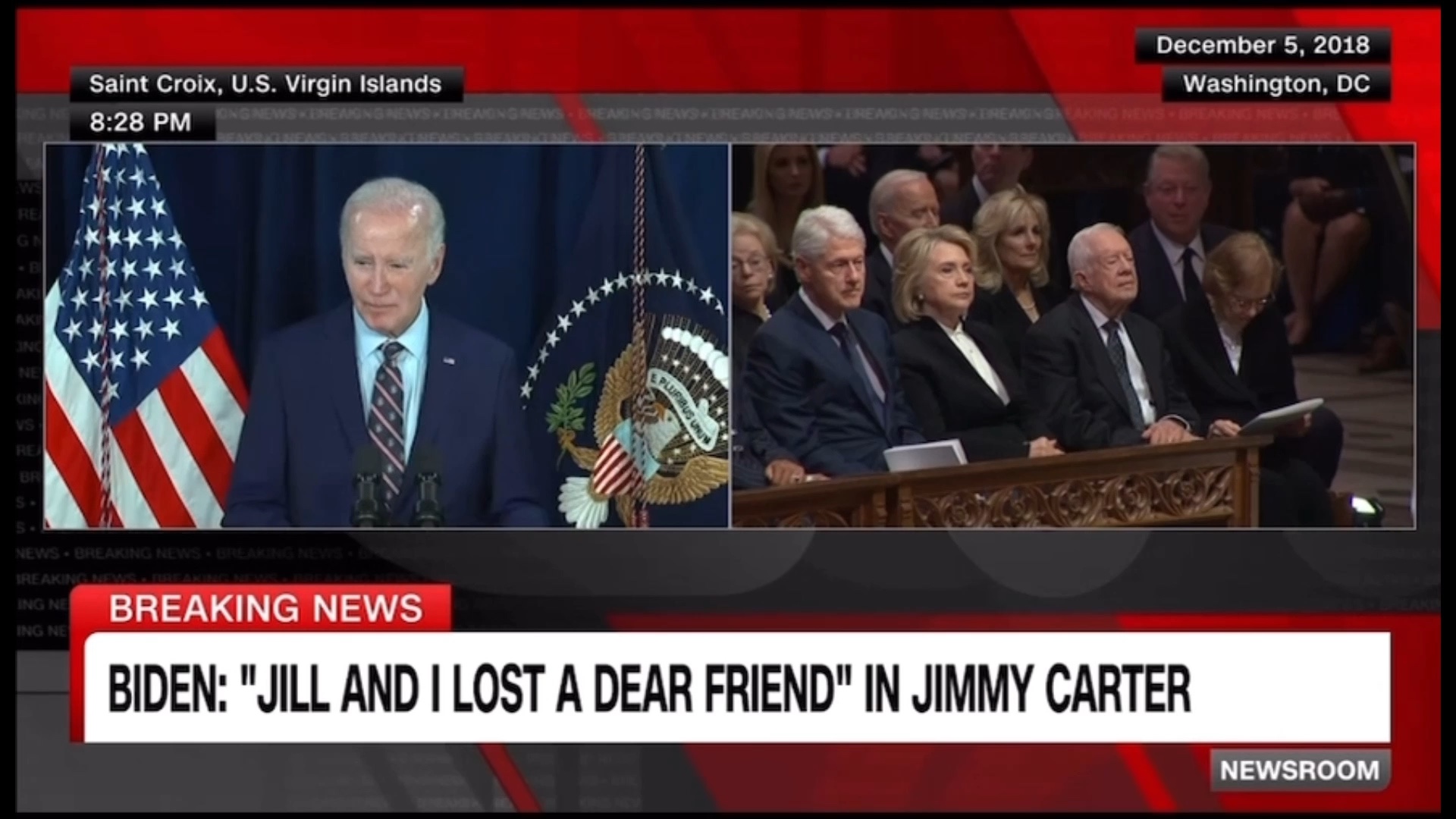 美国总统拜登召开记者会发表演讲悼念已故前总统吉米卡特,分享他与...