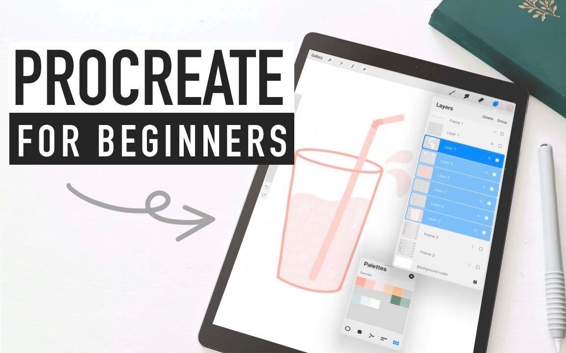 ...Corner|iPad最强绘画软件Procreate入门 1:如何自己制作视频动画效果