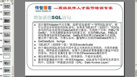 25类型化DataSet添加自定义SQL语句