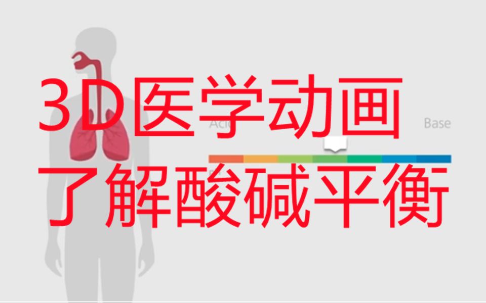 了解酸碱平衡-3D医学动画科普